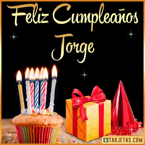 Feliz Cumpleaños Jorge Imágenes Tarjetas y Mensajes
