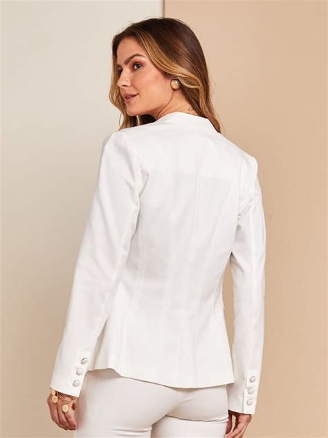 Total 30 imagem blazer e calça branca br thptnganamst edu vn