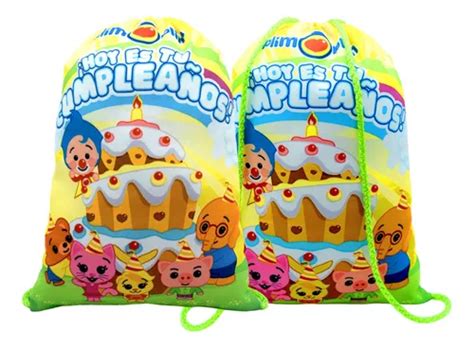 50 Morralitos Dulceros Payaso Plim Plim Personalizados 1 635 En
