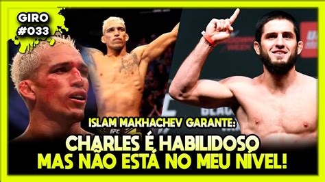MAKHACHEV PROVOCA CHARLES MAIS UMA VEZ POATAN ANALISA ISRAEL ADESANYA