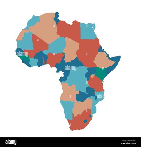 Africa Map Hi Res Stock Photography And Images Alamy