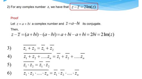 conjugate complex numbers youtube