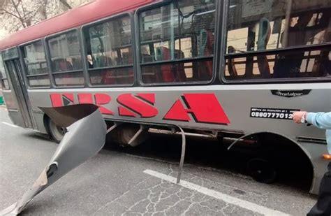 Incidente con la rueda del colectivo multa a Ersa e intimación para