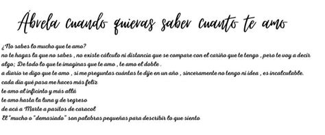 Ábrelo cuando quieras saber cuanto te amo en 2024 Frases para