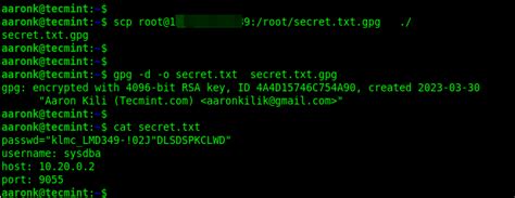 GPG Encrypt And Decrypt Files With A Key On Linux
