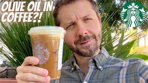 Olive Oil In Coffee Yes Starbucks NEW Oleato Golden Foam Cold Brew
