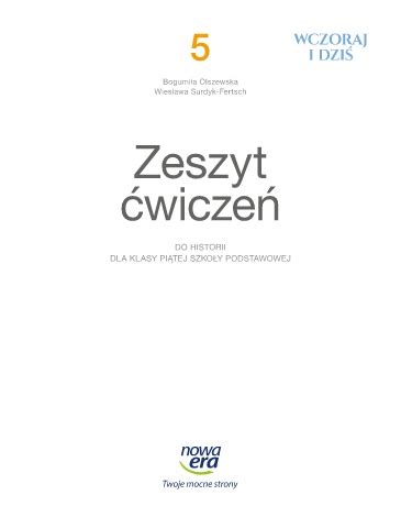 Page Wczoraj I Dzi Historia Zeszyt Wicze