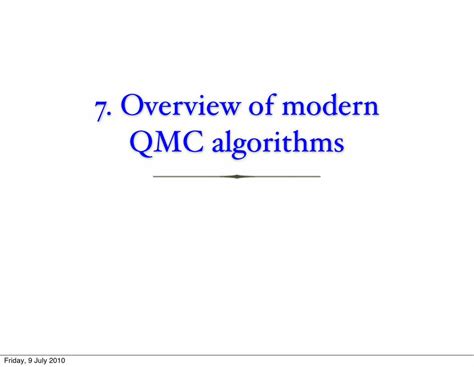pdf 7 overview of modern qmc algorithms dokumen tips