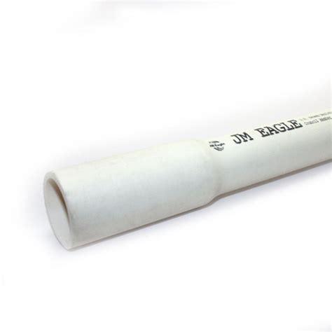 JM Eagle 1 In X 20 Ft PVC Schedule 40 Pipe 530113 The Home Depot