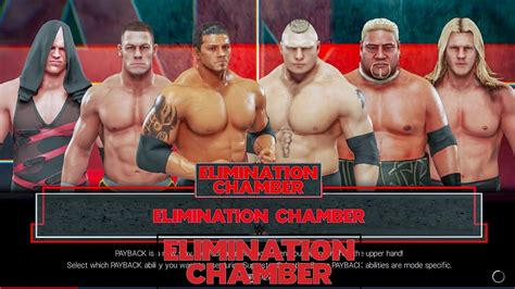 WWE 2K Special 6 Man Ruthless Aggression Elimination Chamber