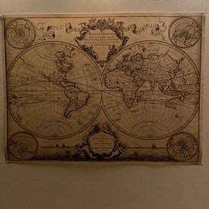 Old World Map World Map Wall Art Historic Map Antique Style Map
