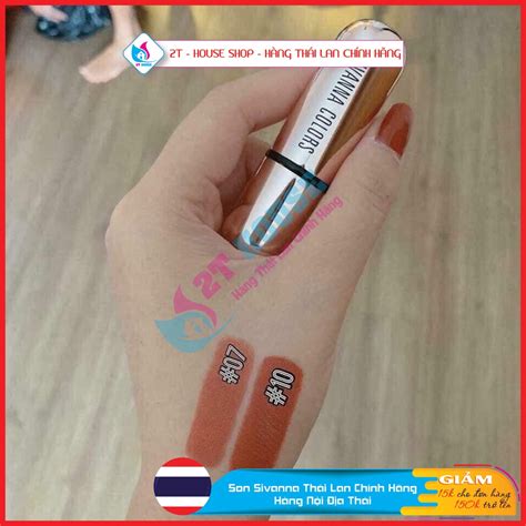 Mua Son thỏi lì màu siêu đẹp Sivanna Colors Kiss Me Thái Lan Son chuẩn