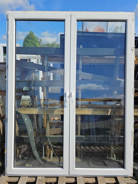 OKNO DRZWI Balkonowe Dwuskrzydłowe Plastikowe PCV Złoty Dąb 178x237cm