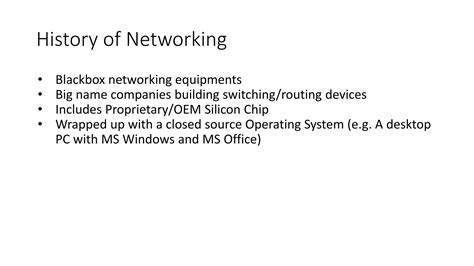 introduction to software defined networking sdn ppt
