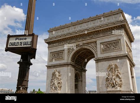 PARÍS Francia 15 de junio de 2017 El Arco del Triunfo es uno de los