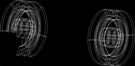 Double Pulley V DWG Block For AutoCAD Designs CAD
