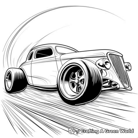 Hot Wheels Coloring Pages Free Printable