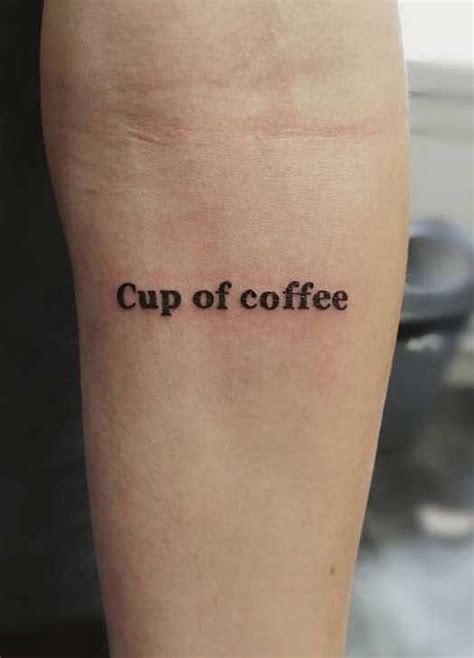 Share More Than 76 Minimalist Coffee Cup Tattoo In Cdgdbentre