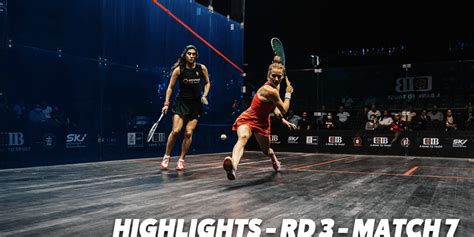 CIB Egyptian Squash Open 2020 Letourneau V El Sherbini Rd 3