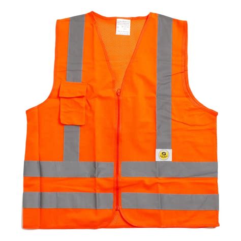 Colete De Seguran A Refletivo Laranja Super Safety Bergaplast