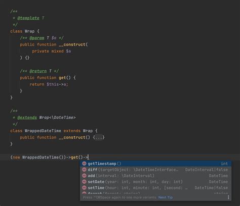 PhpStorm 2021 2 Beta Generics Support Is Coming The PhpStorm Blog