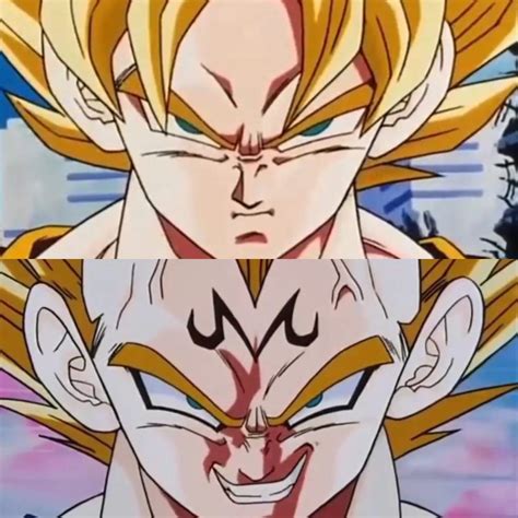 Goku Vs Majin Vegeta Dragonballz Amino