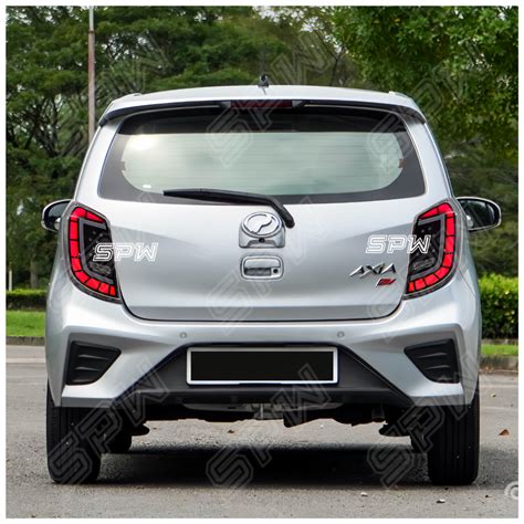 Perodua Axia 2014 2022 V2 Tail Lamp Tail Light Daylight DRL LED