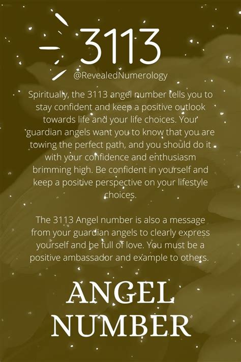 3113 Angel Number Meaning And Symbolism Positive Outlook Angel