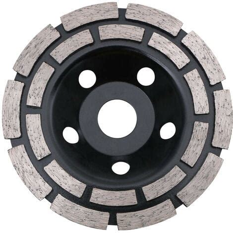 Disque Diamant Diamant à Meuler Béton 125 x 22 2 mm Double Rangée