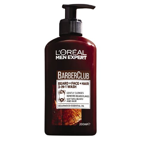 L Oreal Paris Men S Expert Barber Club Beard Face Hair Wash 200ml