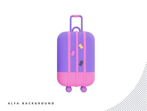 Valise Voyage Sac Bagages Tourisme Voyage Avec Style Minimal De Dessin
