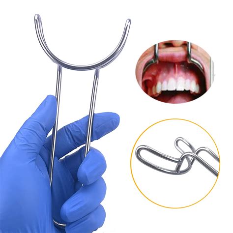 Stainless Reusable Steel Dental Mouth Expand Lip Retractor Intraoral