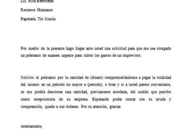Introducir 120 Imagen Modelo De Carta Para Solicitar Prestamo De