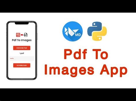 How To Convert PDF To Images Using Pdf2image And KivyMD PdfToImages