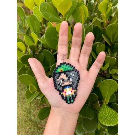 Chaveiro Torreta Killjoy Valorant Pixel Art Hama Beads Perler Beads
