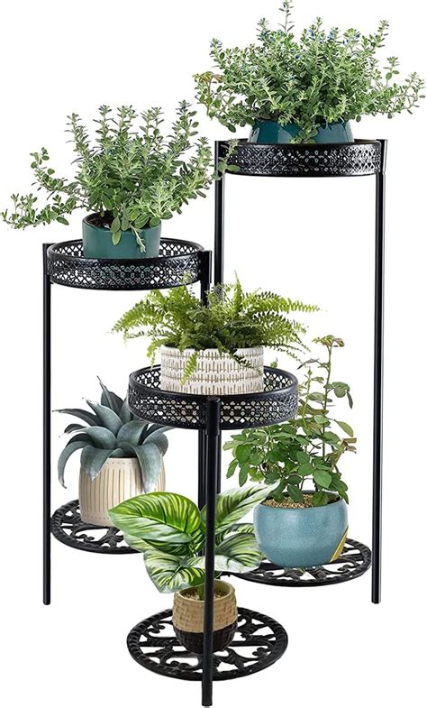 Plant Stand 6 Tier Indoor Outdoor Multiple Flower Pot Display Holder