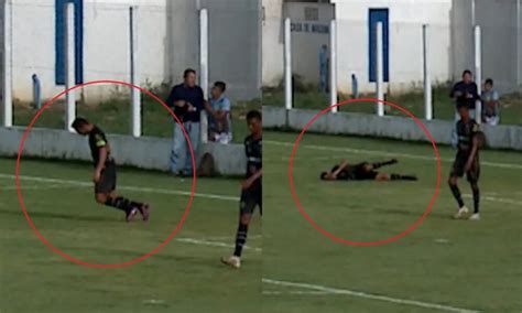 Atleta desmaia em campo após suspeita de princípio de infarto durante