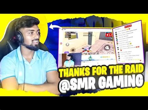 Thank You For The Raid SMRGAMING Face Reveal YouTube