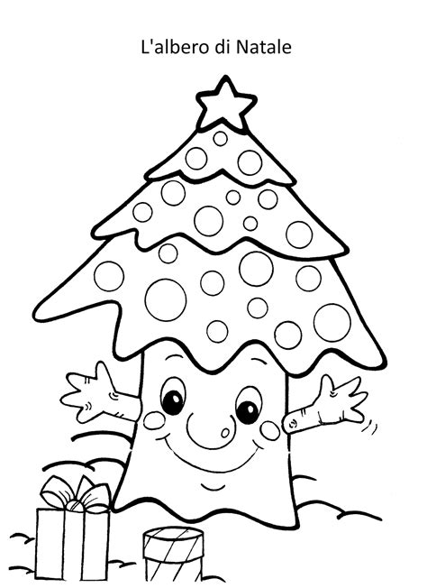 La Maestra Linda Schede Natale Da Colorare L Albero