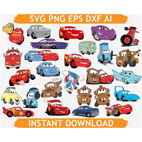 Disney Cars Movie Lightning Mcqueen Cricut Print And Cut Car Themed