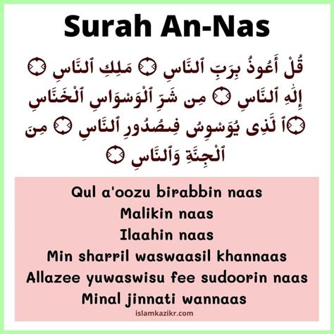 Surat Al Naas
