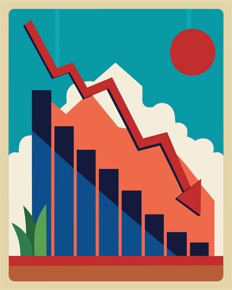Una Representaci N Visual De Una Recesi N Econ Mica Con Una Tendencia