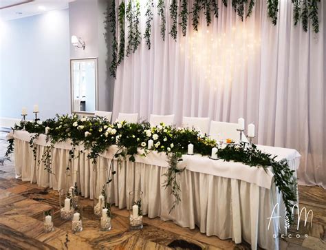 Dekoracje Sali Weselnej AM Decor Dekoracje Florystyka