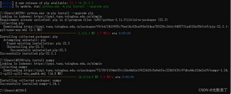 pip 安装东西时报错，看我怎么解决的！！！ 为什么安装numpy出现一大堆红色代码 csdn博客
