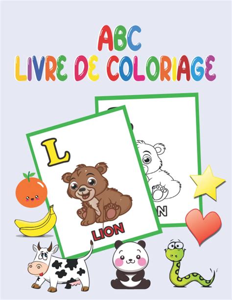 Buy ABC Liver De Coloriage Livre De Coloriage Pour Les Tout Petits Je