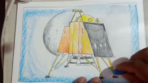 Chandrayaan Vikram Lander Drawing Easy Drawing Easy Drawings