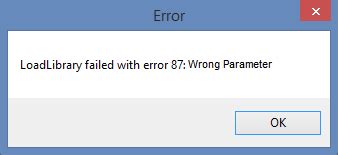 Loadlibrary Failed With Error Telegraph