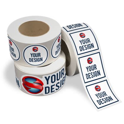 Bulk Pricing On Roll Labels Multiple Shapes Sizes Materials