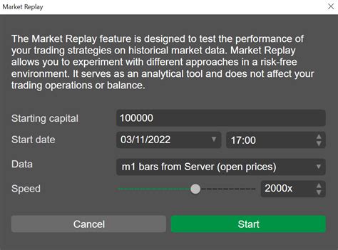 Market Replay Ctrader Windows