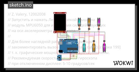 Gyro Servo Tft Wokwi Esp Stm Arduino Simulator